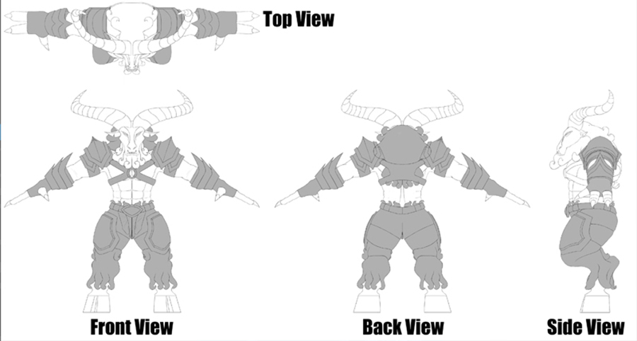 Beastman - Goat-Man - Warrior of Chaos by np-dev | Download free STL ...