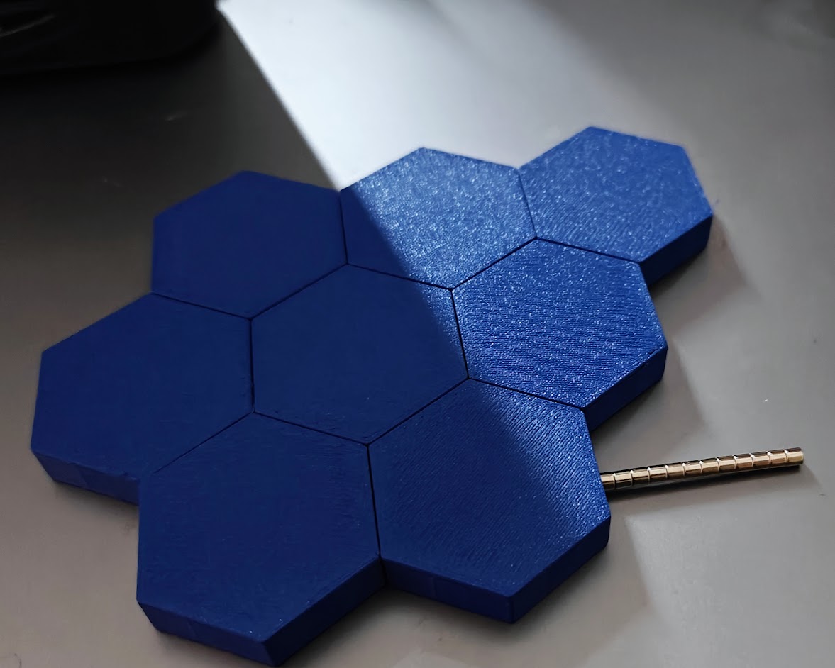 Magnetic Wargaming Hex Tiles by Peter Petermann | Download free STL ...