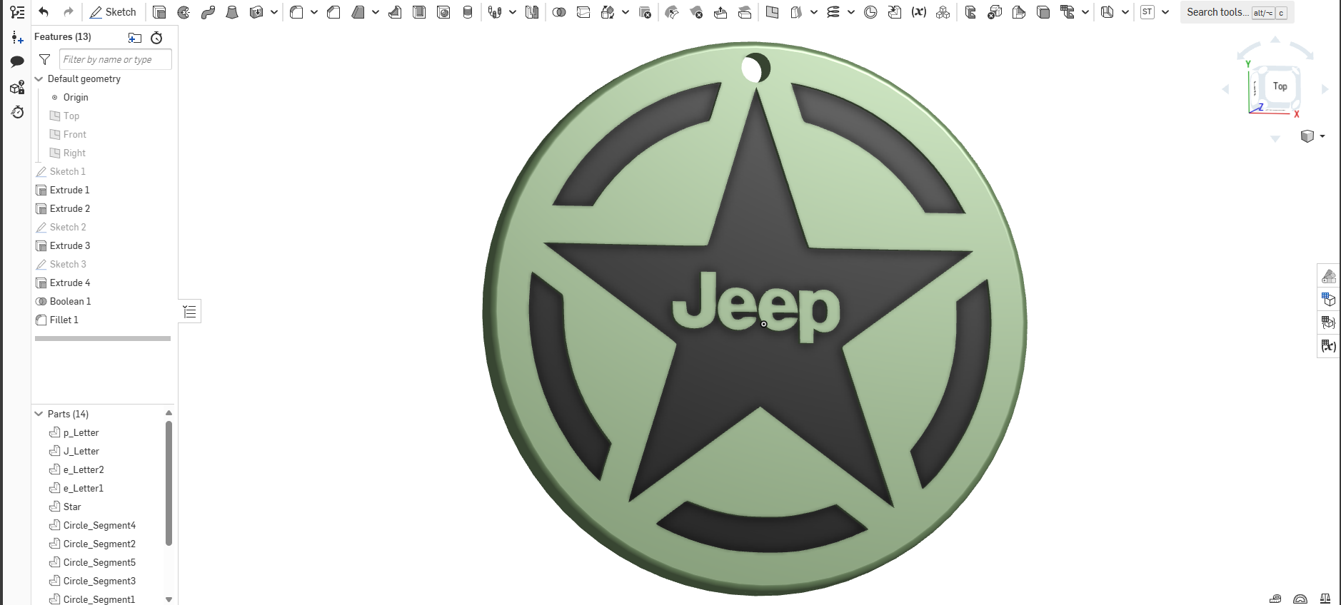 Jeep logo keychain by florinux | Download free STL model | Printables.com