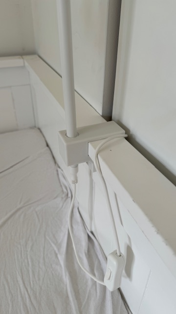 Mount for IKEA Navlinge light on Hemnes bed by wolffman | Download free ...