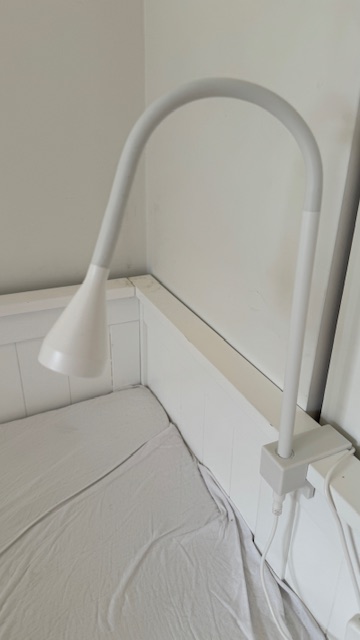 Mount for IKEA Navlinge light on Hemnes bed by wolffman | Download free ...