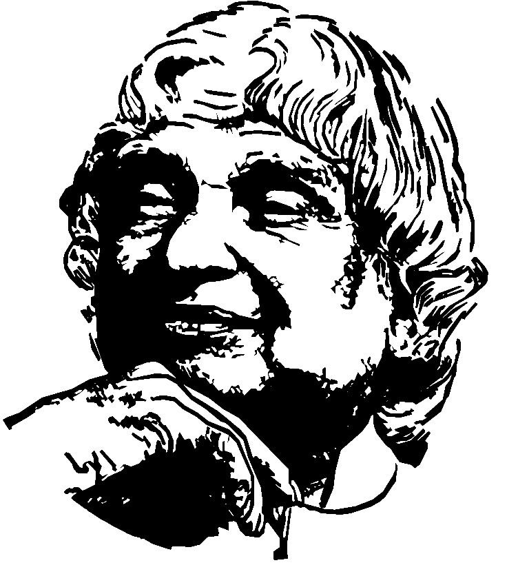 APJ Abdul Kalam: 3D Printed Wall Art of India's Renowned Leader by 3D ...