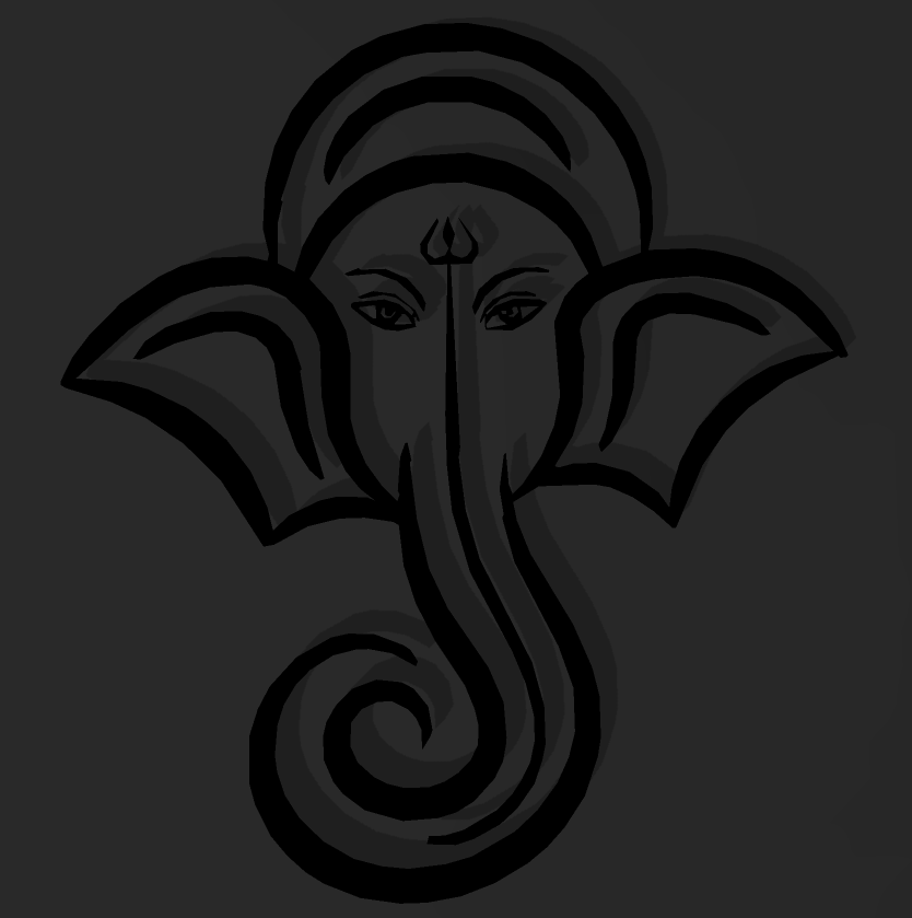 GANESHA: 2D WALL ART by 3D Personalized Prints | Download free STL ...