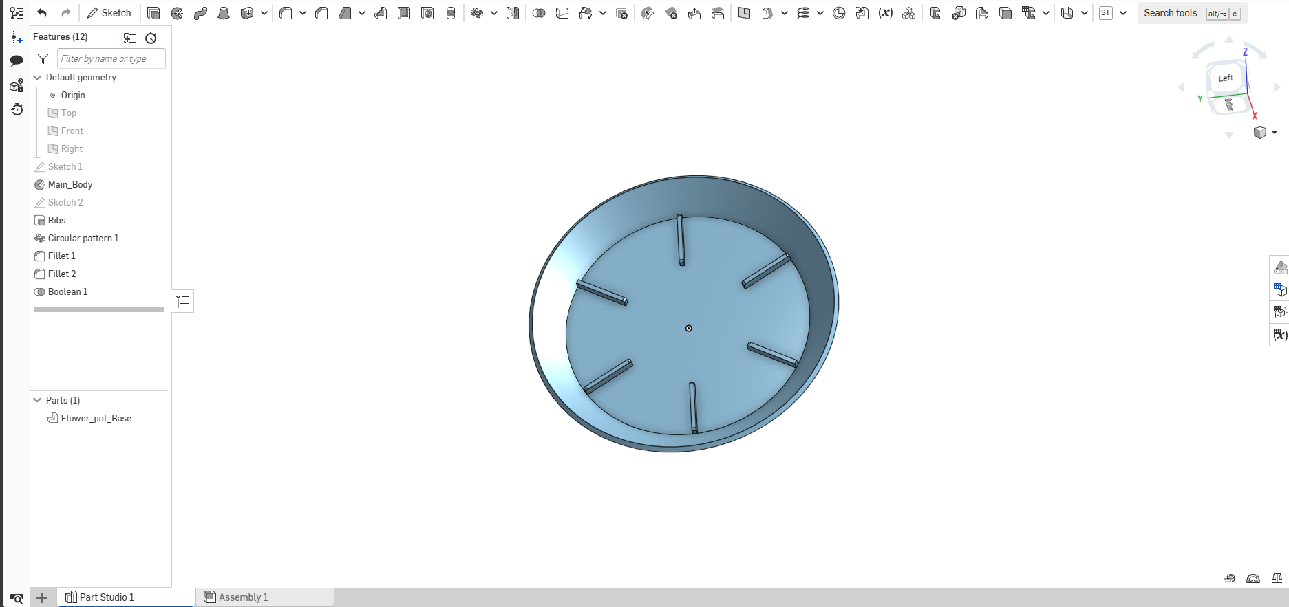Flower Pot base by florinux | Download free STL model | Printables.com
