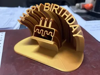 Happy birthday by Pivan | Download free STL model | Printables.com