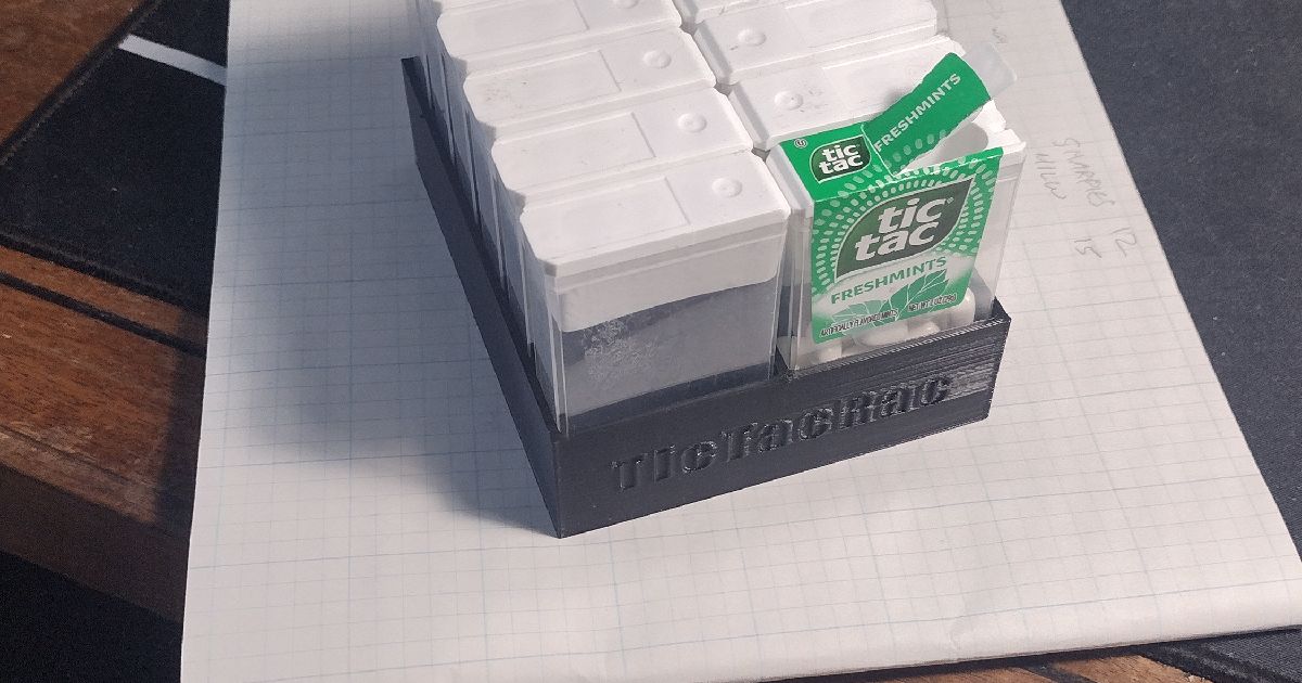 TicTacRac by Frank Altamura | Download free STL model | Printables.com