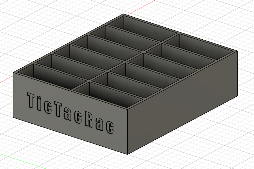 TicTacRac by Frank Altamura | Download free STL model | Printables.com