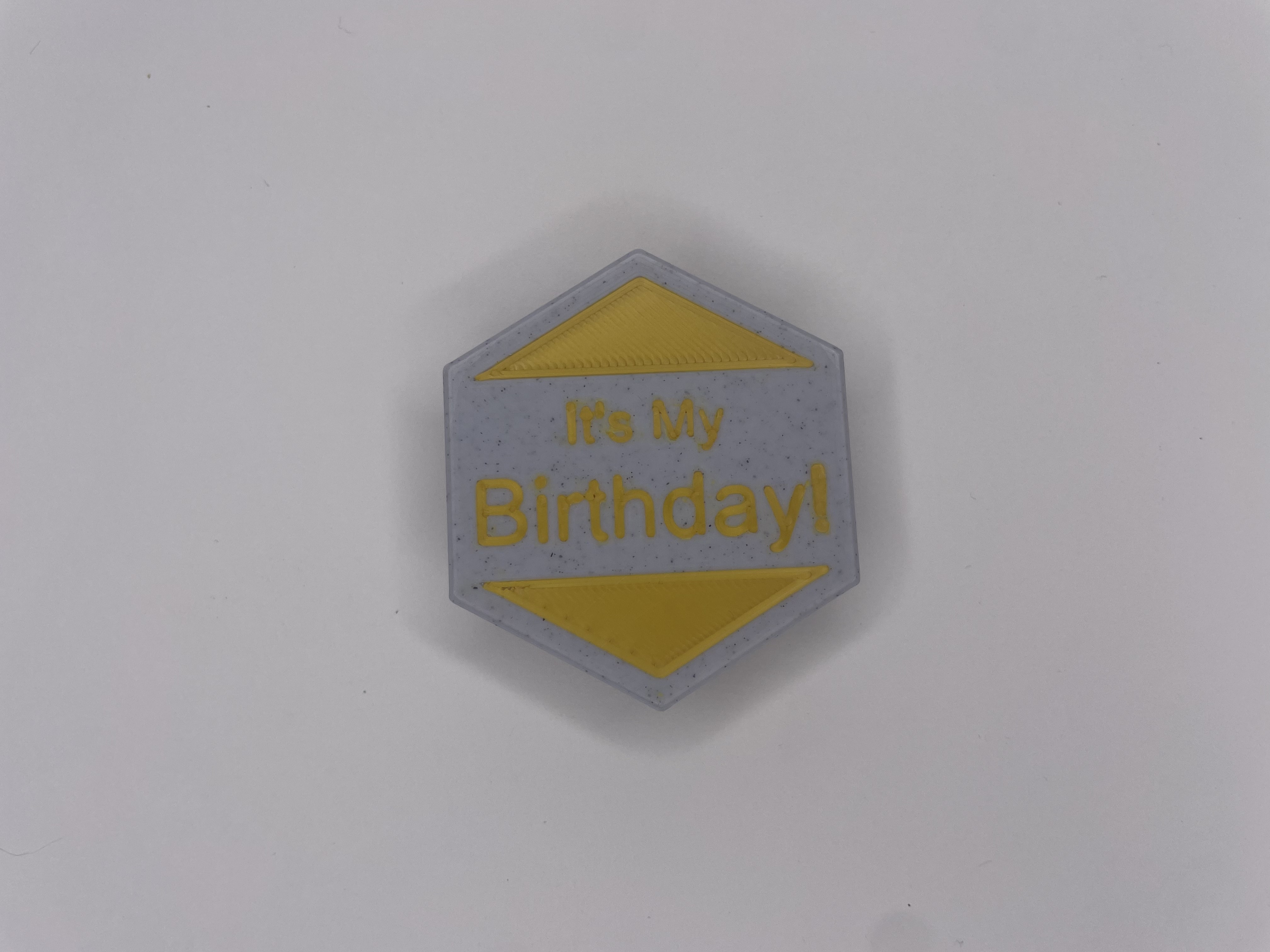 Birthday Pin by Devise3D | Download free STL model | Printables.com