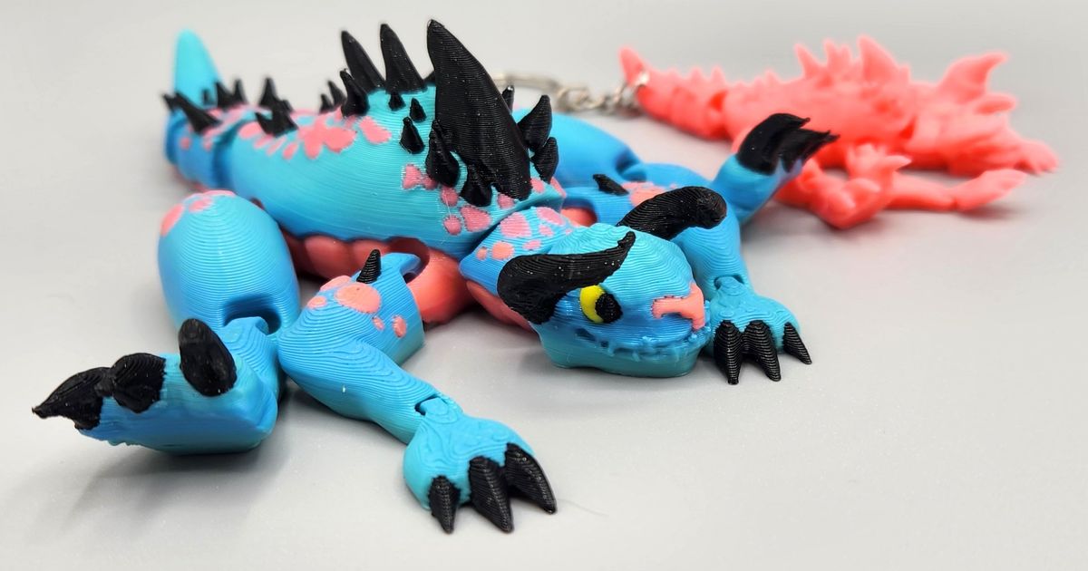 Fallout - Cute Flexi Deathclaw by FilliFuu | Printables Store