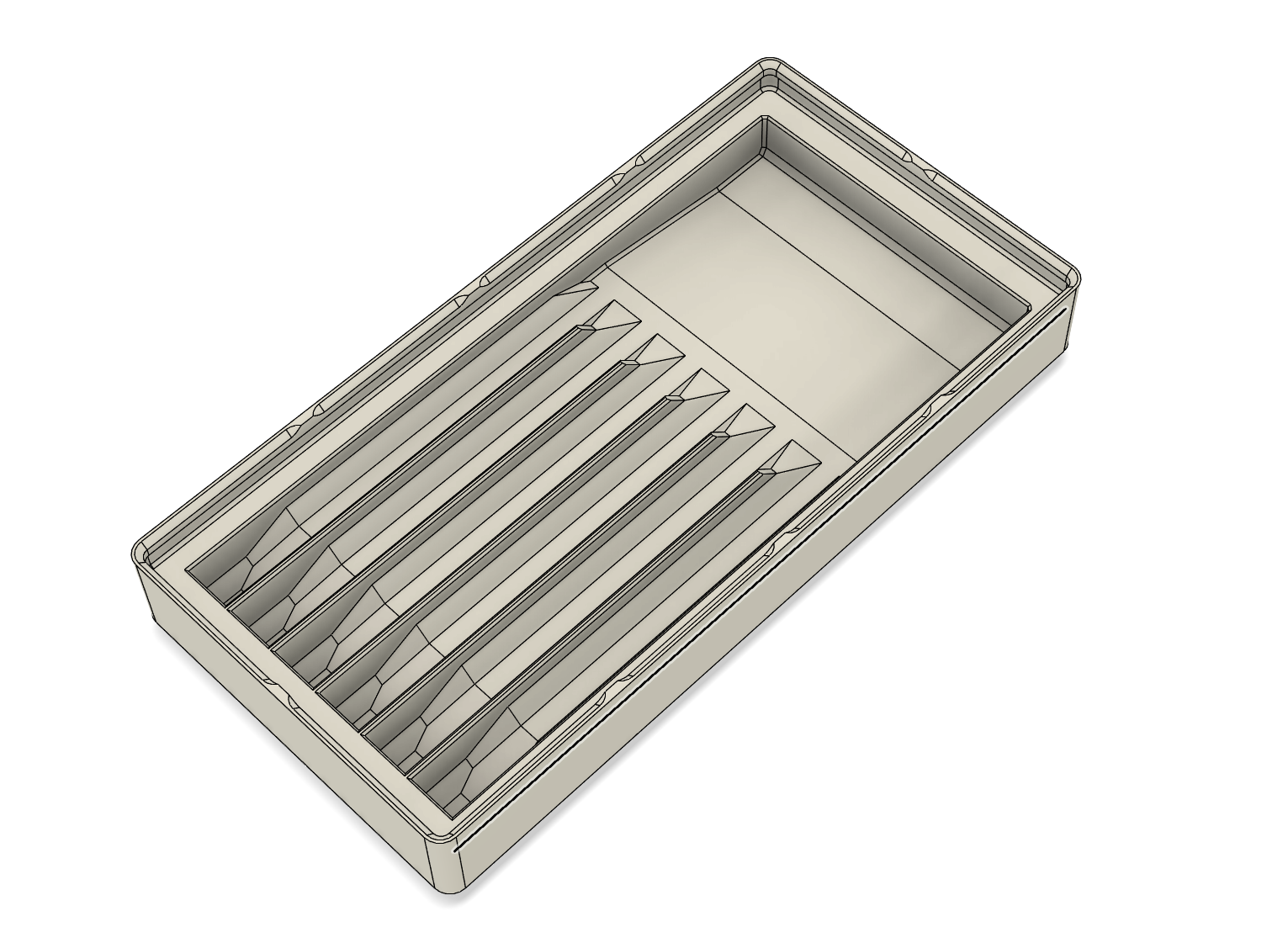 Gridfinity Pin Punch Tray (10x150 mm) by suit | Download free STL model ...