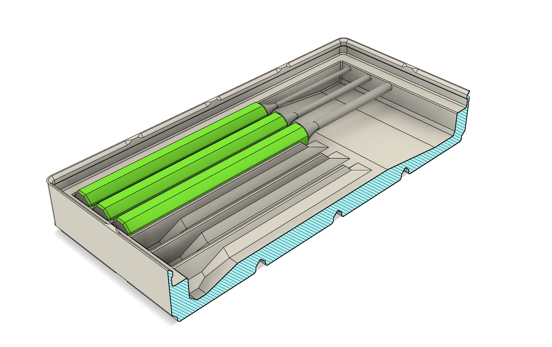 Gridfinity Pin Punch Tray (10x150 mm) by suit | Download free STL model ...
