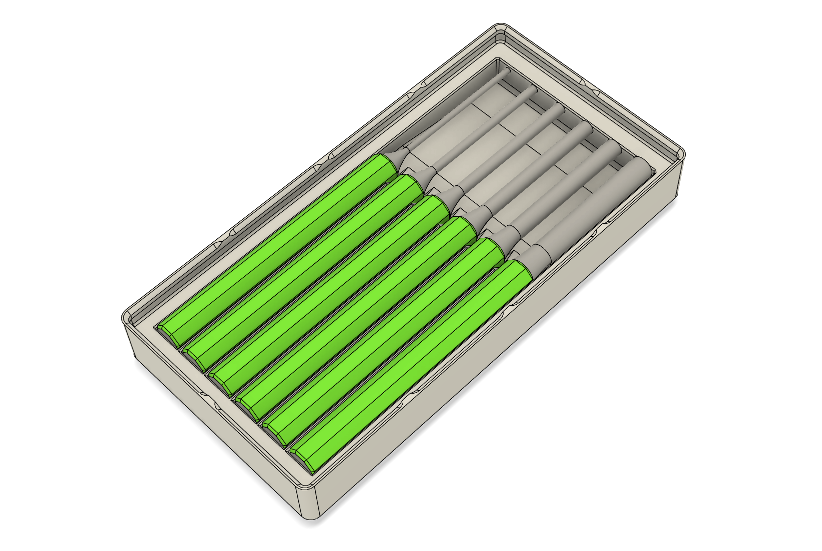Gridfinity Pin Punch Tray (10x150 mm) by suit | Download free STL model ...