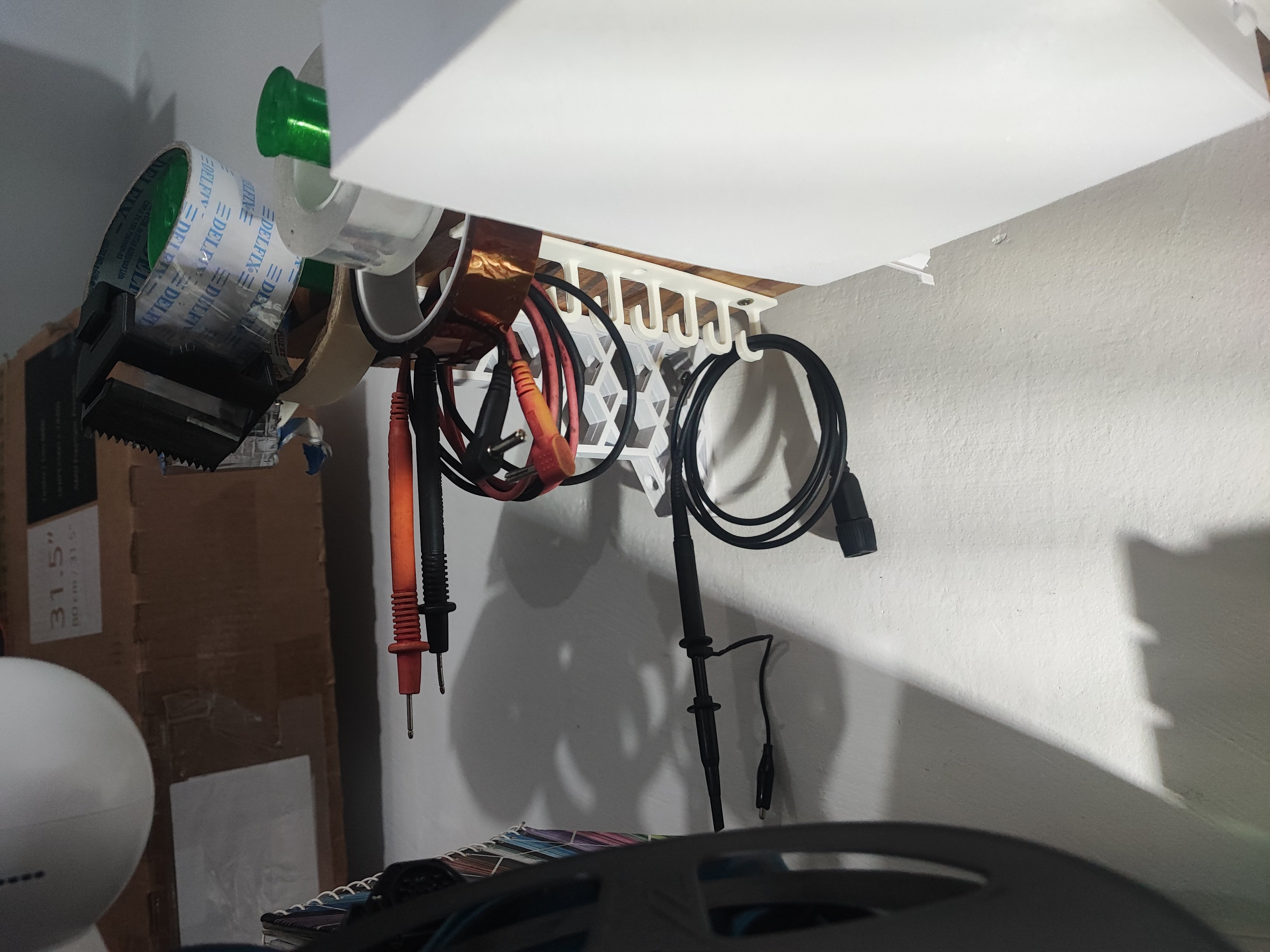 Colgador de cable debajo del estante / gancho by mgg gg | Download free ...