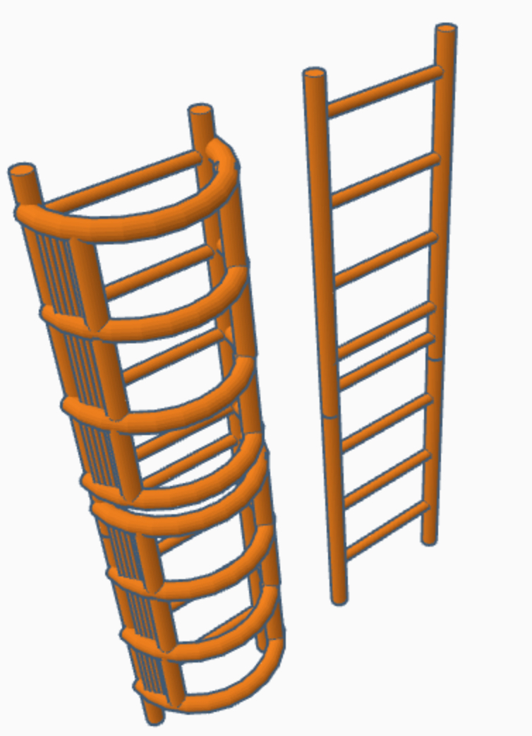 Ladder (can be used as dice tower) by GTR 3D | Download free STL model ...