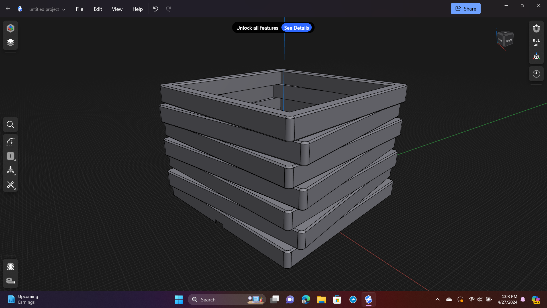 3 stile flowerpot with drain by Dimension Forge | Download free STL model | Printables.com