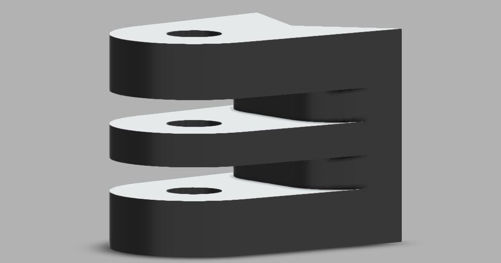 GoPro mount for POC Kortal by M P | Download free STL model ...