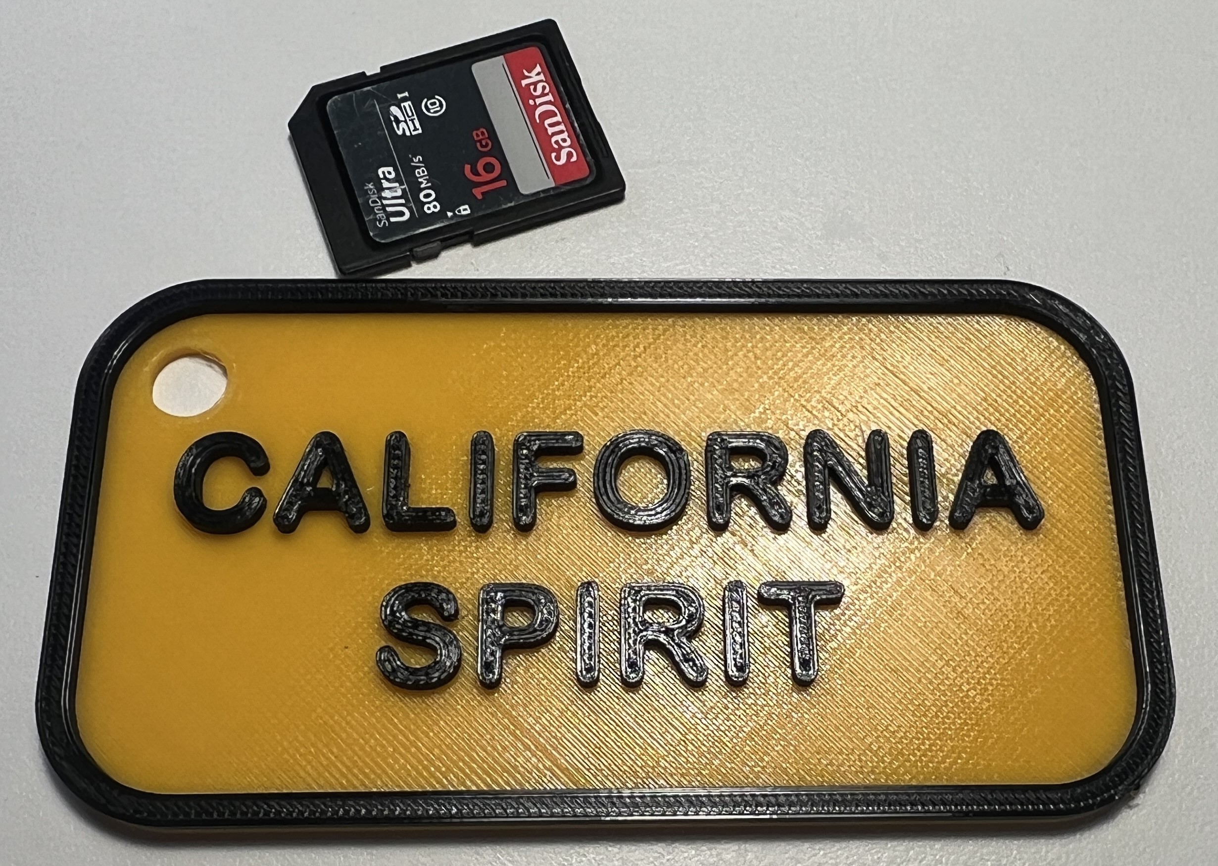 California Spirit Tag by captaincorey | Download free STL model ...