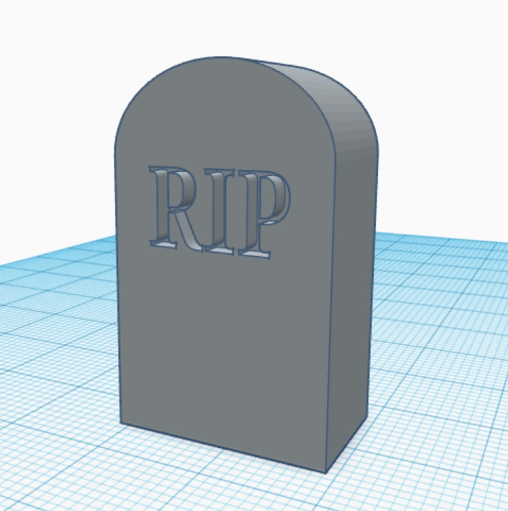 Grave stones by Dru hello | Download free STL model | Printables.com