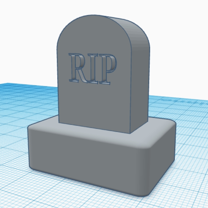 Grave stones by Dru hello | Download free STL model | Printables.com