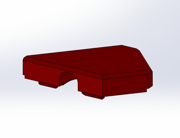 #0152 Front Bottom Corner Cable Passthrough Cover by BuildX | Download ...