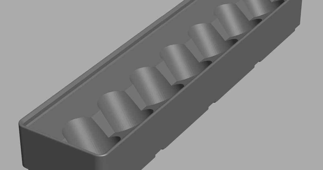 Gridfinity Socket Holder (7 slots for 3/8" Socket) by SailorJerry ...