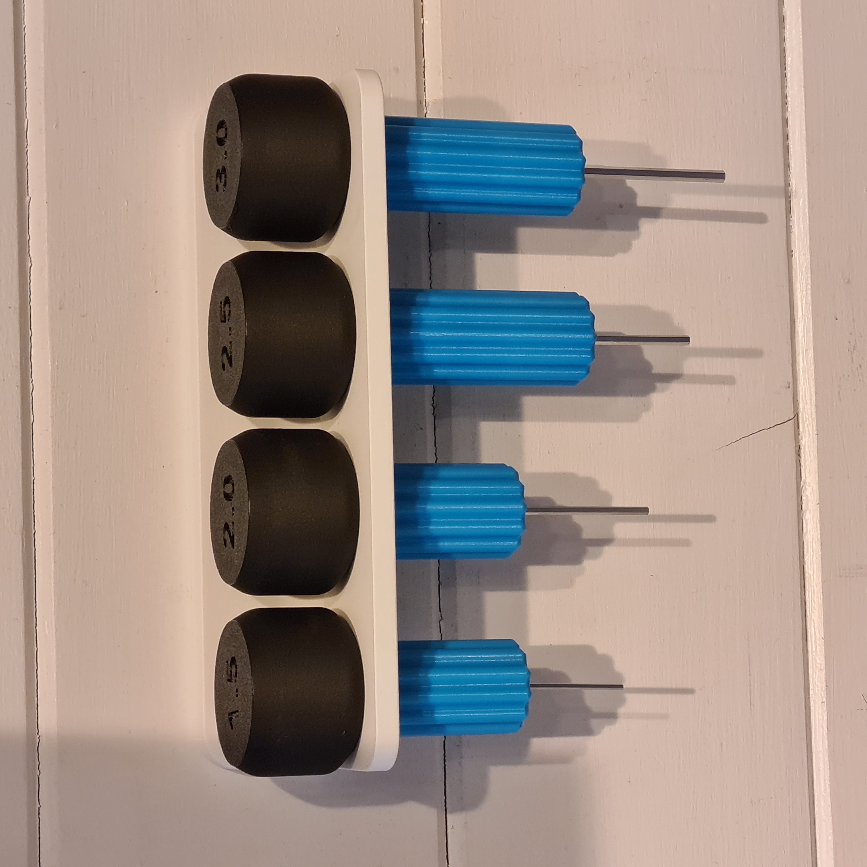 Allen Key Holder Screw fit 1.5mm - 2.0mm - 2.5mm - 3.0mm Wall mounted ...