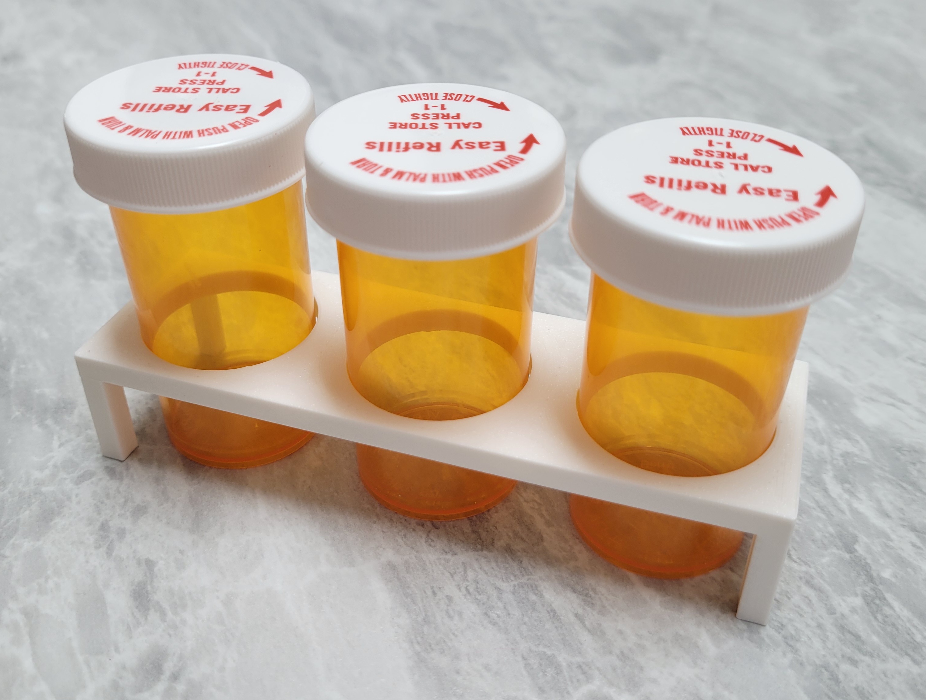 Pill bottle Organizer (12DR) by Andrew Burton | Download free STL model ...