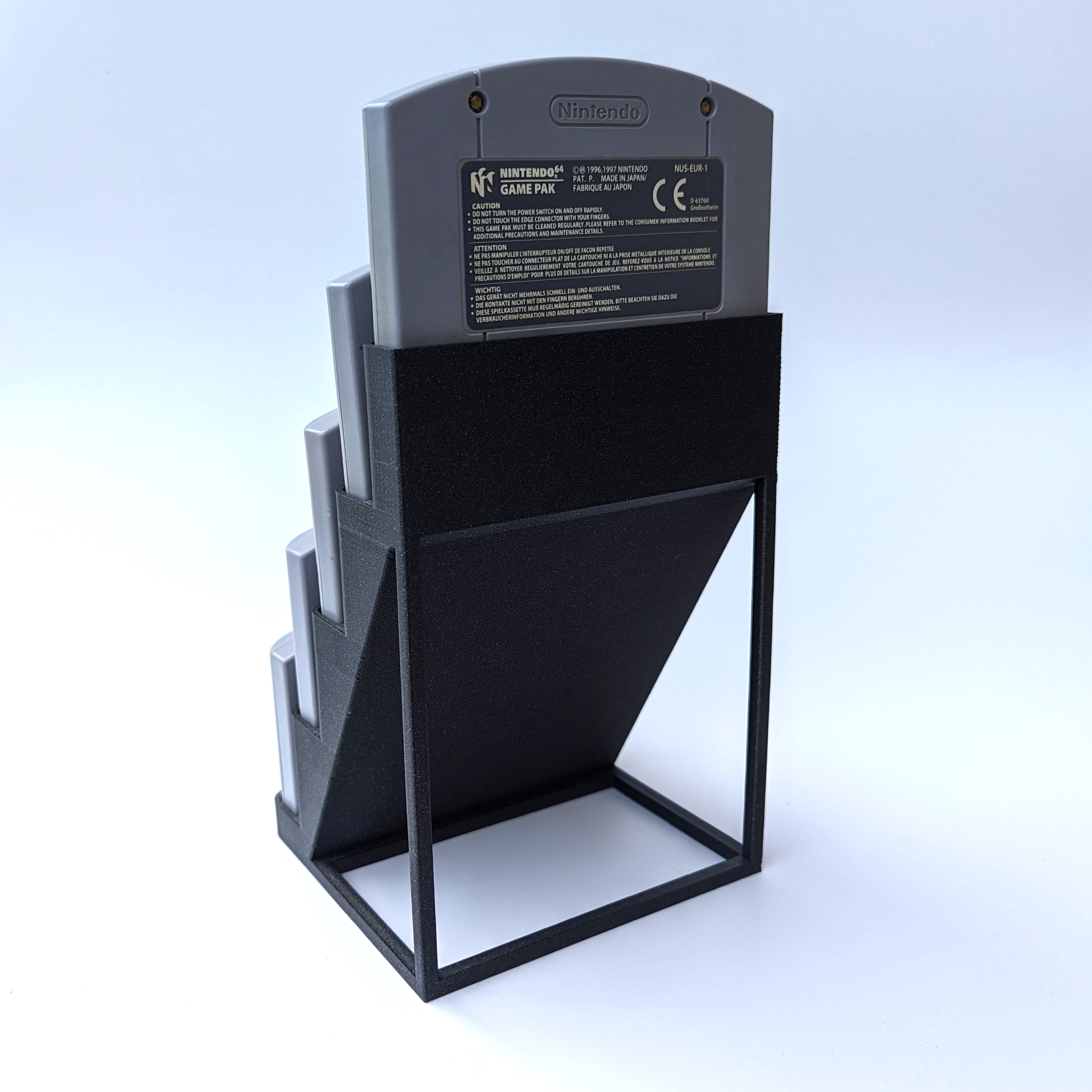 Nintendo N64 Cartridge Display Shelf Stand by Preischl 3D | Printables ...