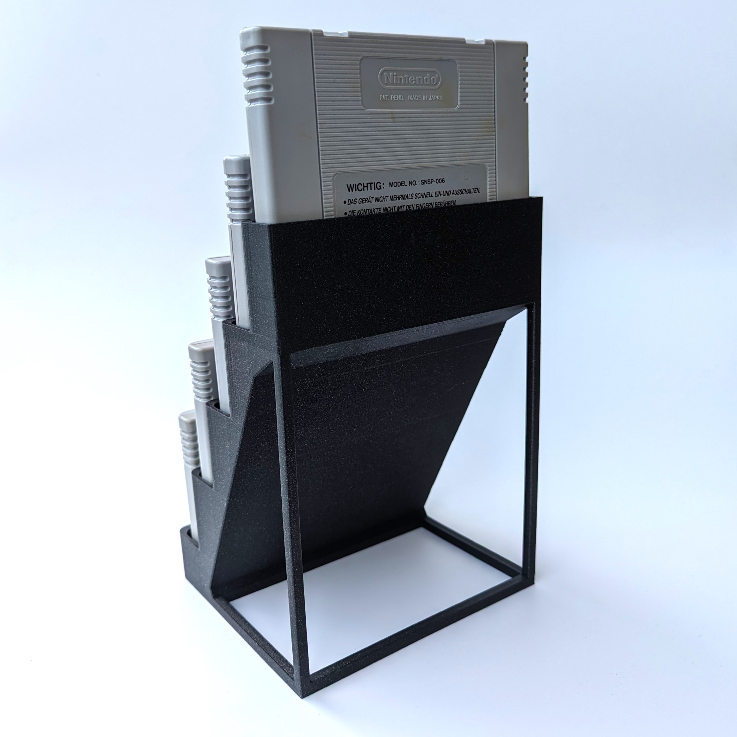 Nintendo SNES Cartridge Display Shelf Stand by Preischl 3D | Printables ...