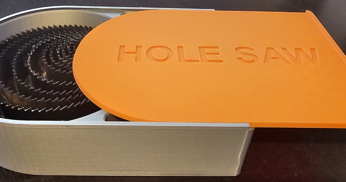 Hole Saw Set Case/Holder par themomonga | Téléchargez gratuitement un ...