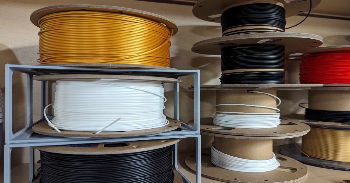 Filament Spool Storage by BOX3D | Download free STL model | Printables.com