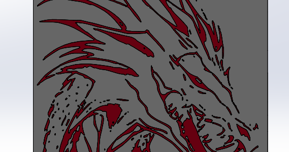 Dragon en 2D by Martin Garcia | Download free STL model | Printables.com