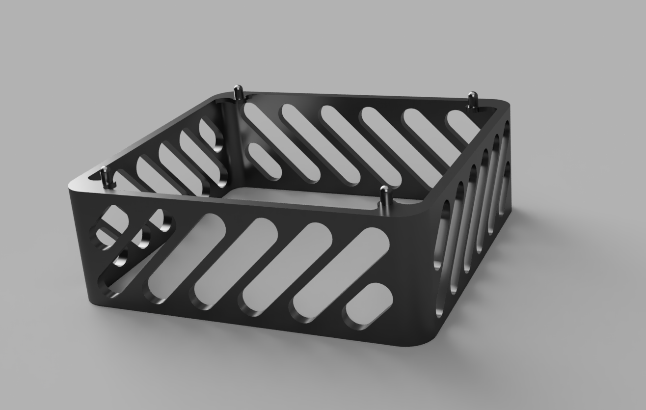 Firewall Stand v2 - Speed Holes Edition by ThatGuy | Download free STL ...