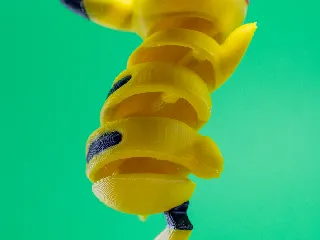 Articulated Pikachu - Print in Place by CraftKiwiDesigns | Download ...