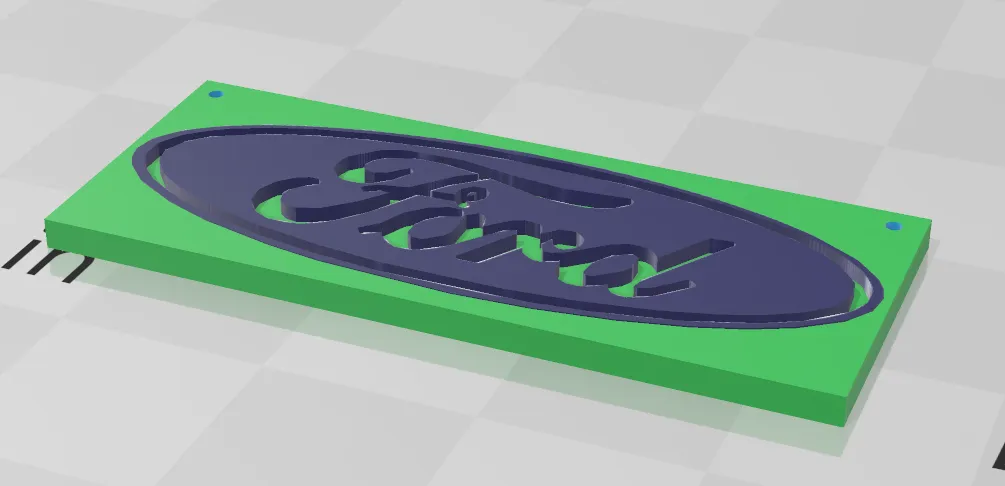 Ford sign by CreatorChris | Download free STL model | Printables.com
