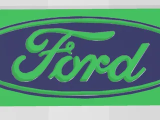 Ford sign by CreatorChris | Download free STL model | Printables.com