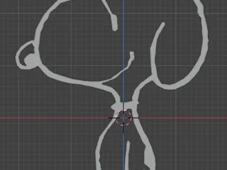 Snoopy outline by Kellen O'Connell | Download free STL model ...