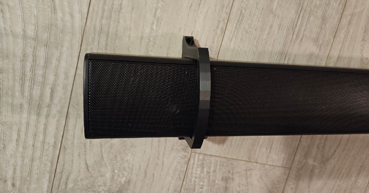 Onn Soundbar wall mount by Mot | Download free STL model | Printables.com