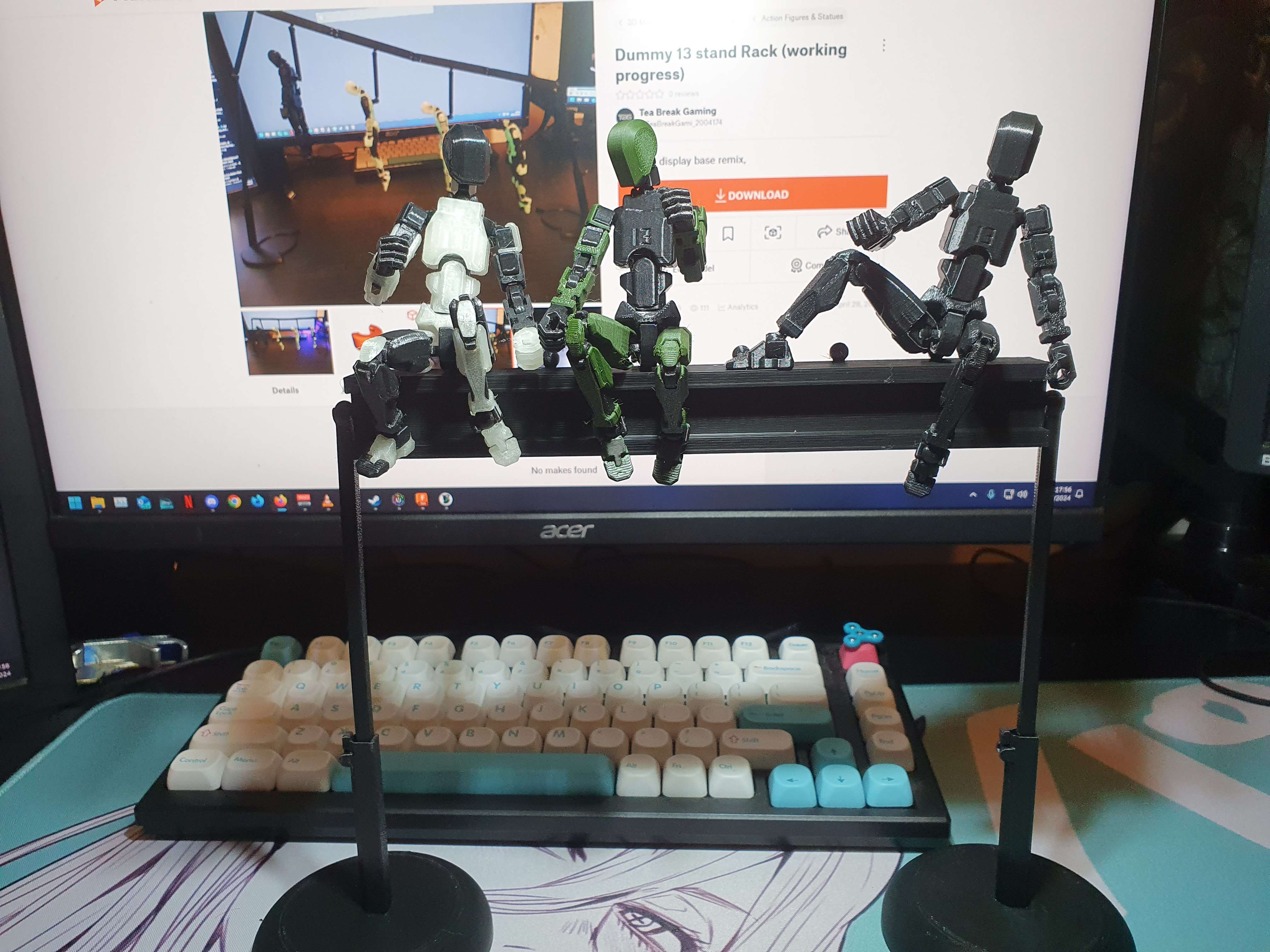 Dummy 13 stand Rack por Tea Break Gaming | Descargar modelo STL ...