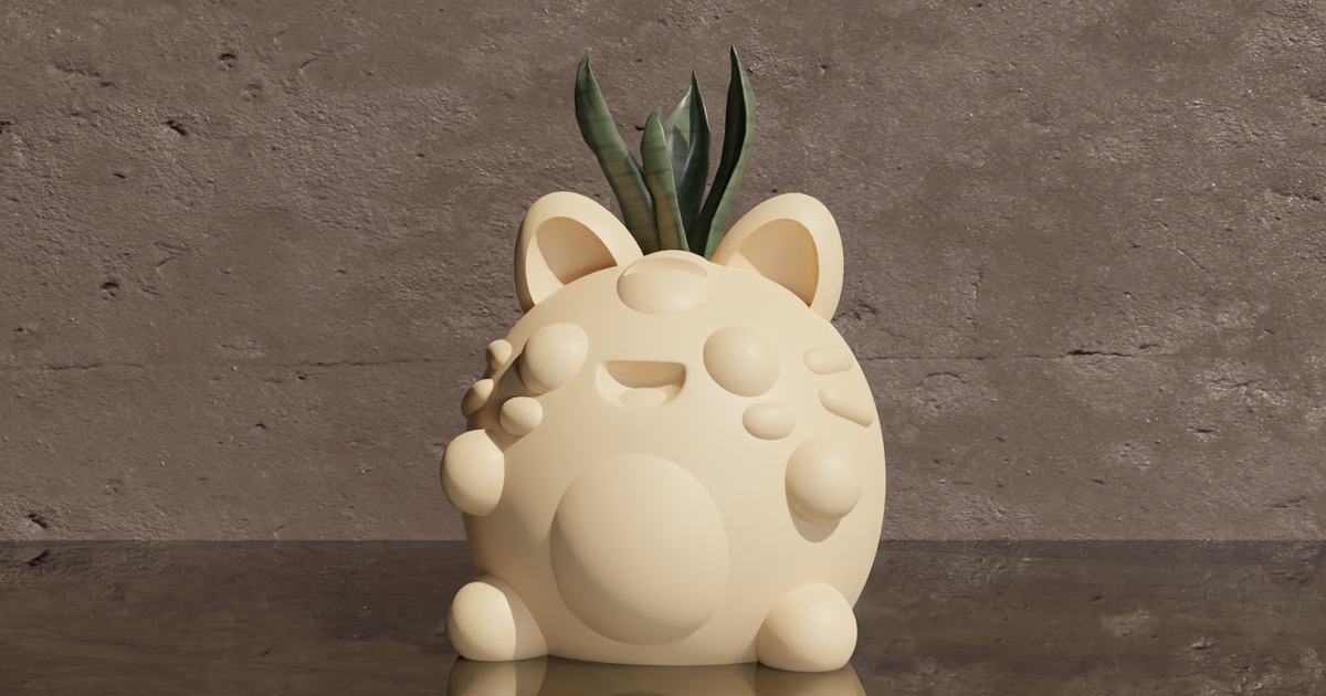 Cute Meowth - Pokemon Pot Plant by CalebTimoteo | Download free STL ...