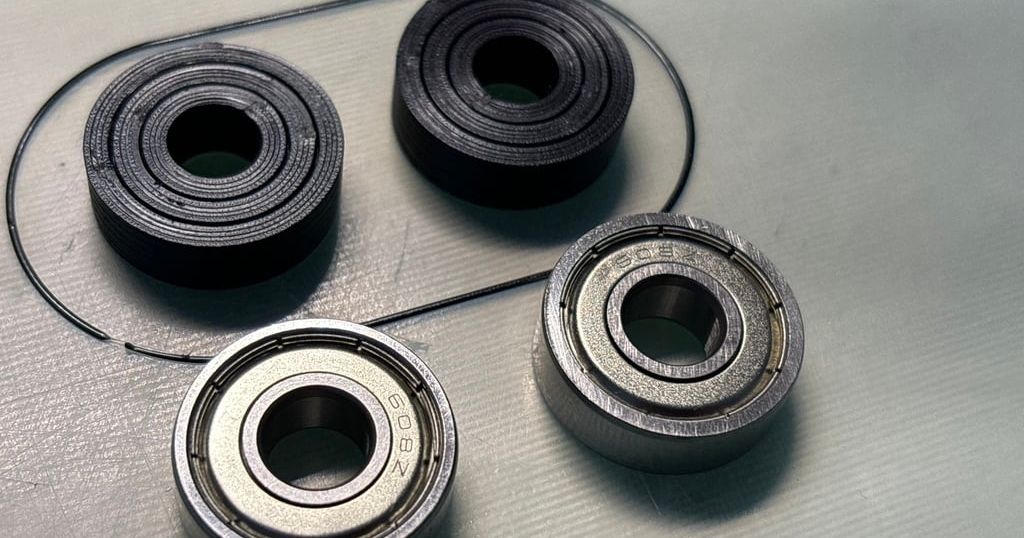 friction bearing 8mm x 22mm x 7mm 608 parametric by zzzy | Download ...