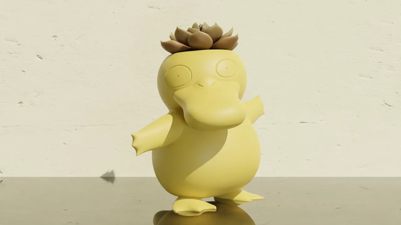 Psyduck - Pokemon Pot Plant by CalebTimoteo | Download free STL model ...