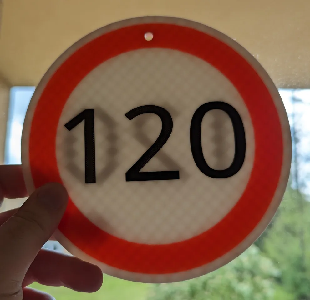Speed Sign 120 by Pascal Gönnewicht | Download free STL model ...
