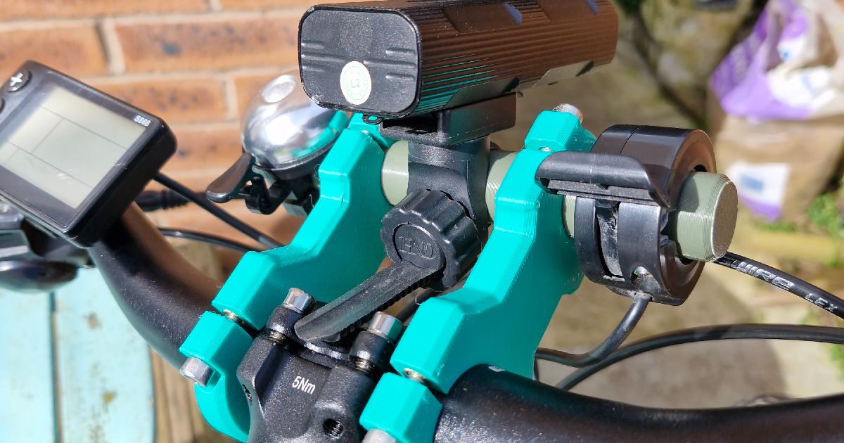 Handlebar Accessory Extender Bar by kwerkshop | Printables Store