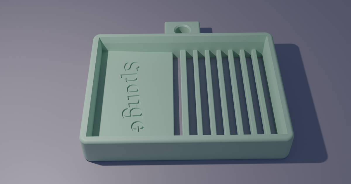 Sponge Holder by Tadej Tolic | Download free STL model | Printables.com