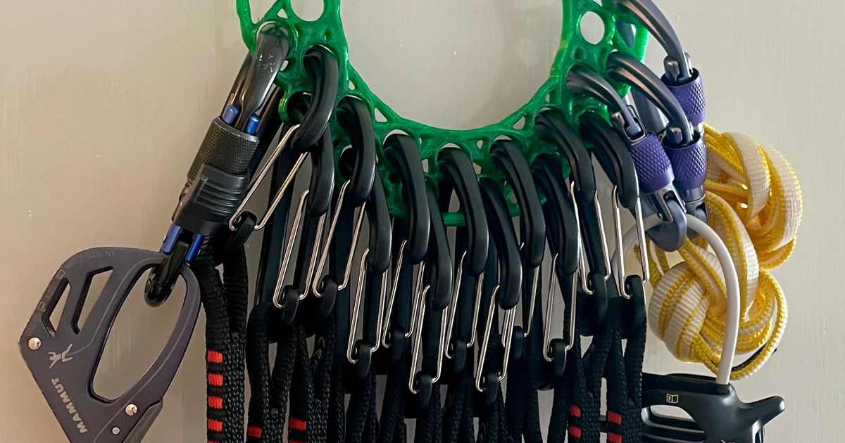 Climbing Gear Organizer Topology Optimized by Krennic | Download free ...