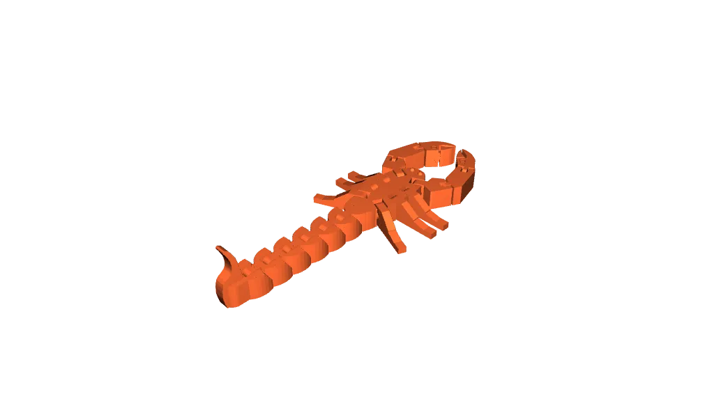 Scorpion articulated by Eugenio Santarelli | Download free STL model ...