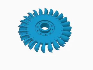 Pelton Wheel by Tuna | Download free STL model | Printables.com