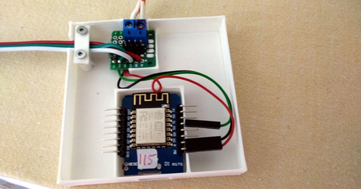 D1 mini Box by planetar | Download free STL model | Printables.com