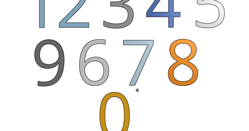 Basic Numbers by Tuna | Download free STL model | Printables.com